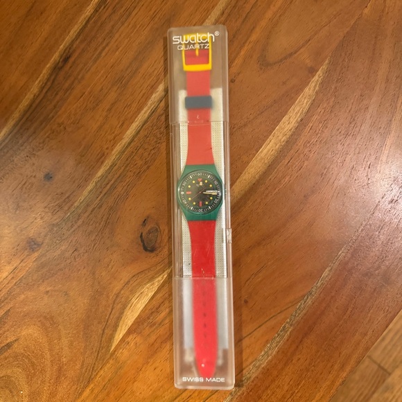 Swatch | Accessories | Brand New In Box Vintage Swatch Emerald Diver ...
